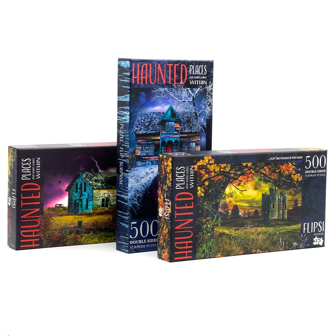 Three Haunted Places Jigsaw Puzzles – Flipsi Puzzles