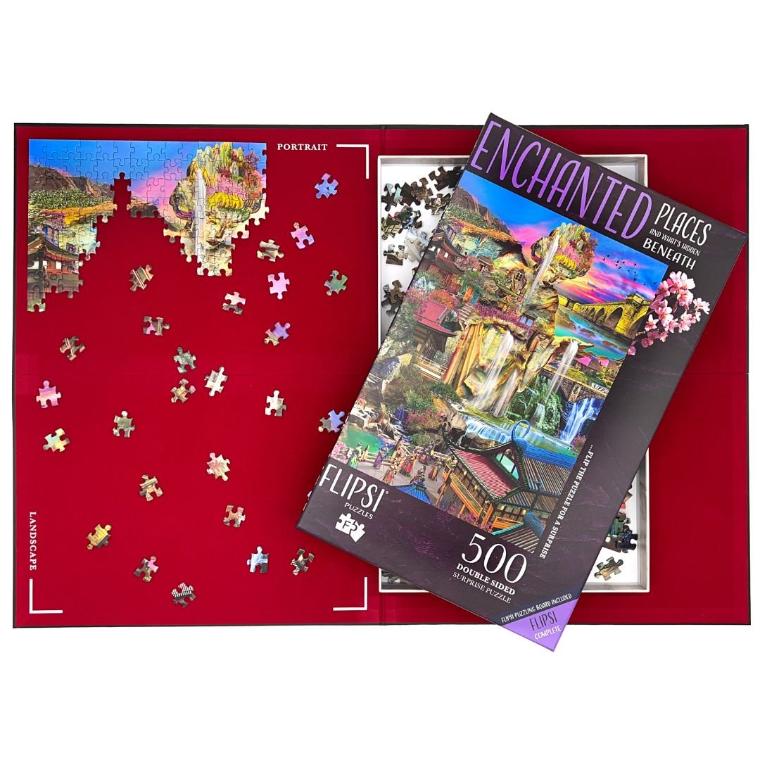Enchanted Falls Jigsaw Puzzle and Board – Flipsi Puzzles