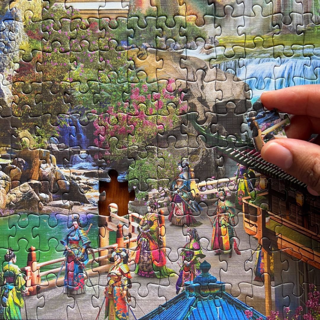 Enchanted Falls Jigsaw Puzzle and Board – Flipsi Puzzles